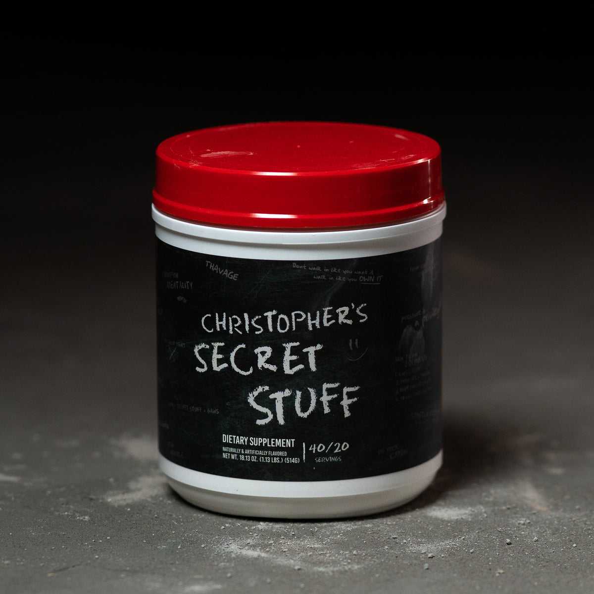 Raw Christopher's Secret Stuff - Pre Workout – Get Raw Nutrition Mexico
